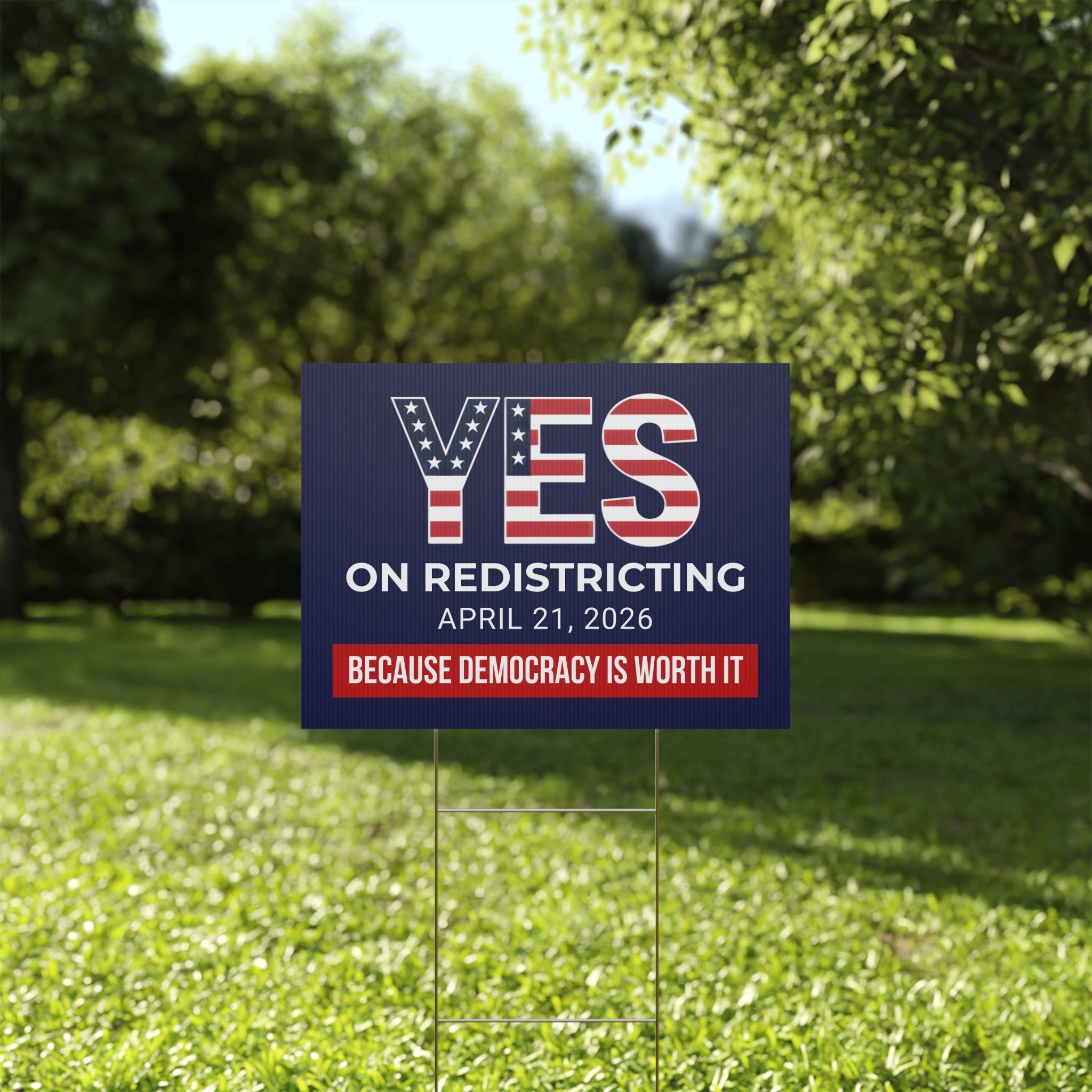 Yes on Virginia Redistricting Signs – Democracy Signs