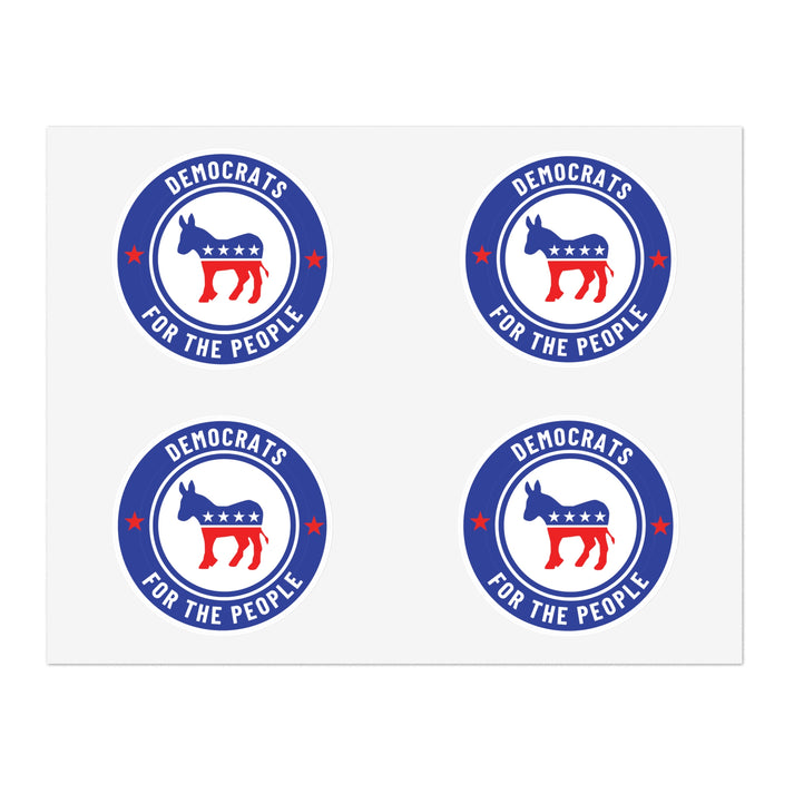 Democratic Party Sticker Sheet, Car Stickers, Laptop Stickers, Free Sh ...