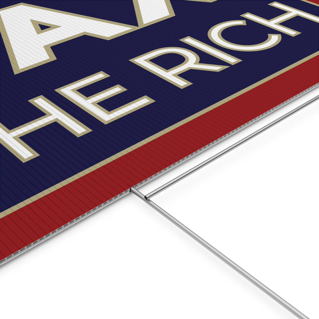 Tax the Rich Yard Sign | Anti-Oligarchy Protest Sign | 24" x 18" | Pro ...