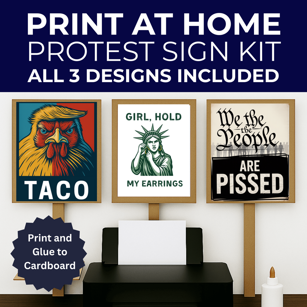 Anti Trump Protest Signs - Digital Downloads - Print at Home ...