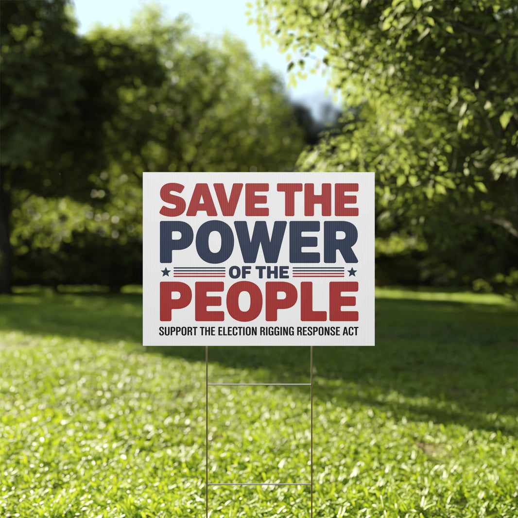 Election Rigging Response Act Signs and Merch, Proposition 50 Signs ...