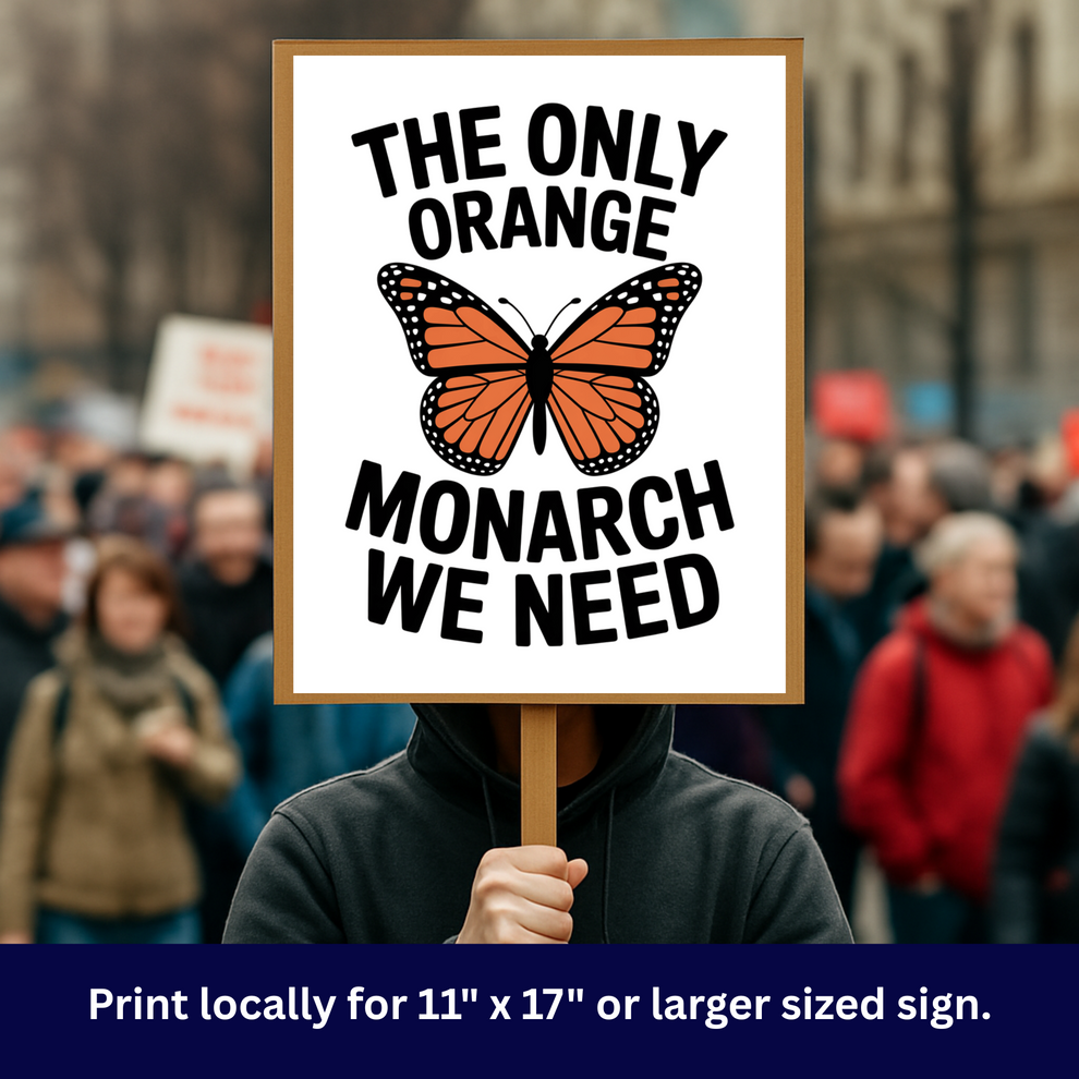 Funny Anti Trump Protest Sign | Printable Protest Sign | Protest PNG ...