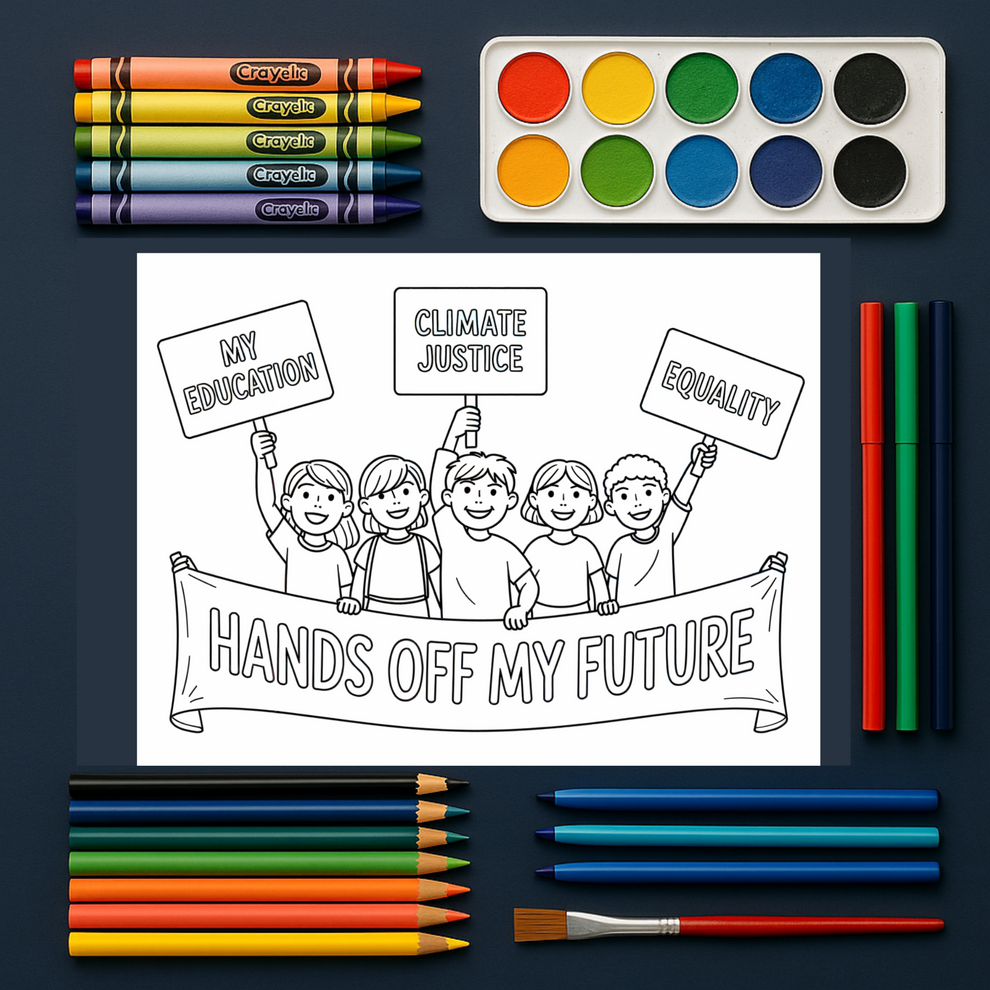 Free Protest Signs for Kids - Coloring Pages for Kids - All 3 Designs ...