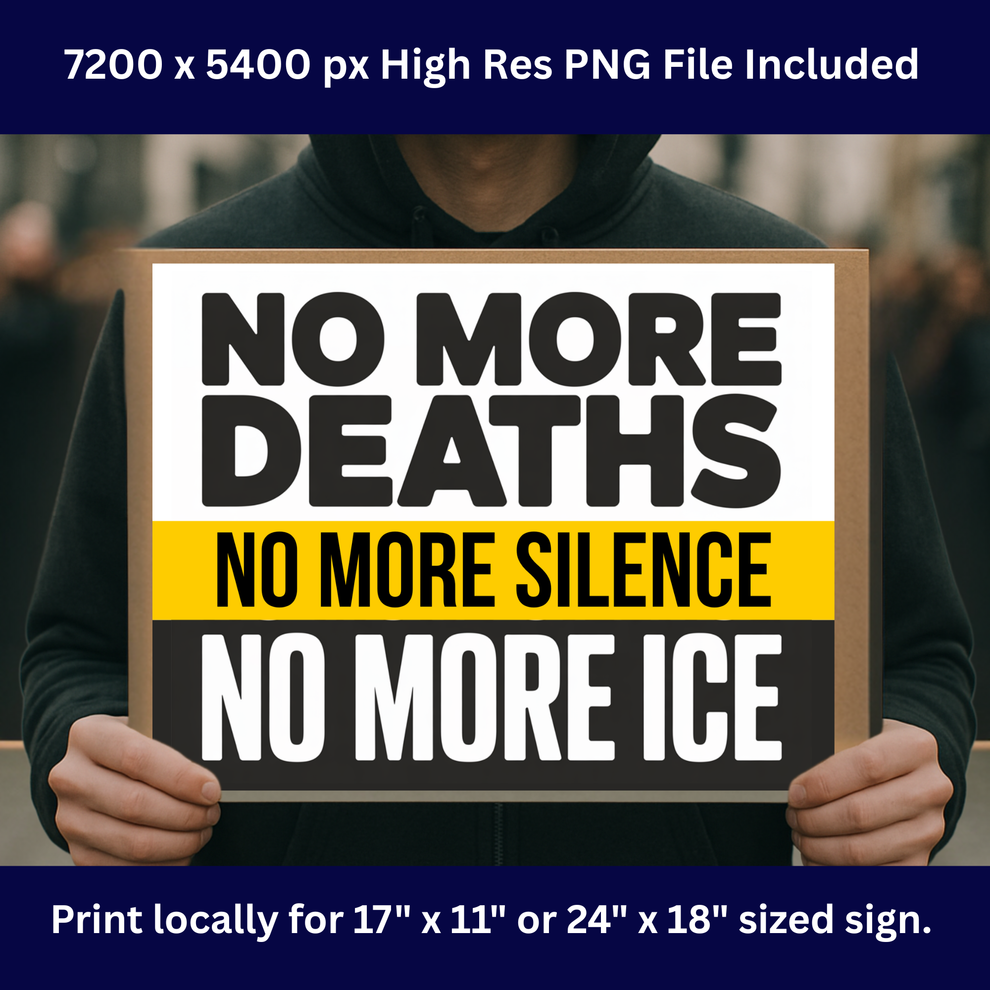 Anti ICE Protest Signs, Printable Protest Sign Kit, Anti Trump Signs ...