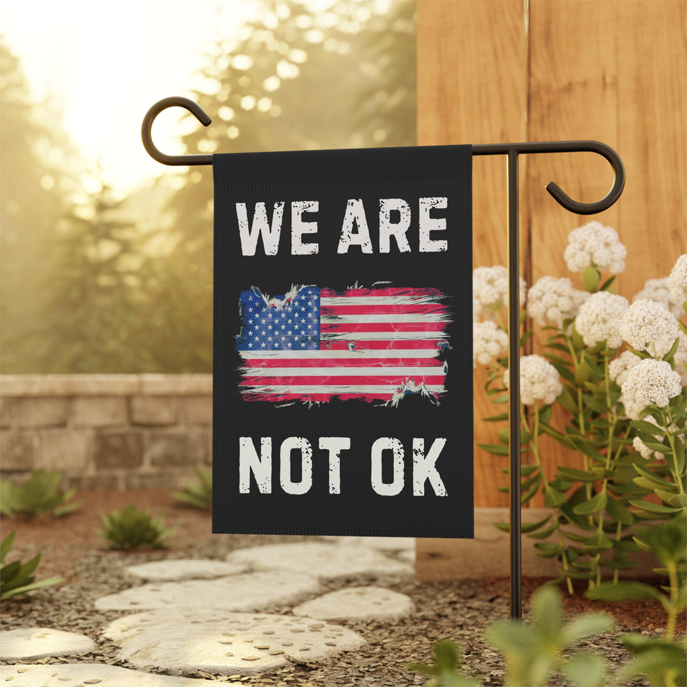 We Are Not Ok Flag, ,Anti Trump Flag, America Flag, Free Shipping ...