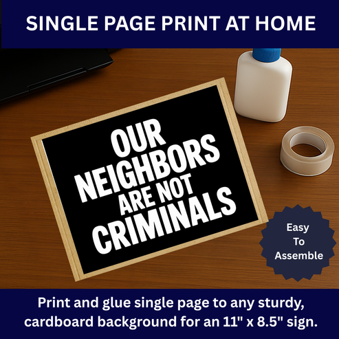 Anti ICE Protest Signs, Printable Protest Sign Kit, Anti Trump Signs ...