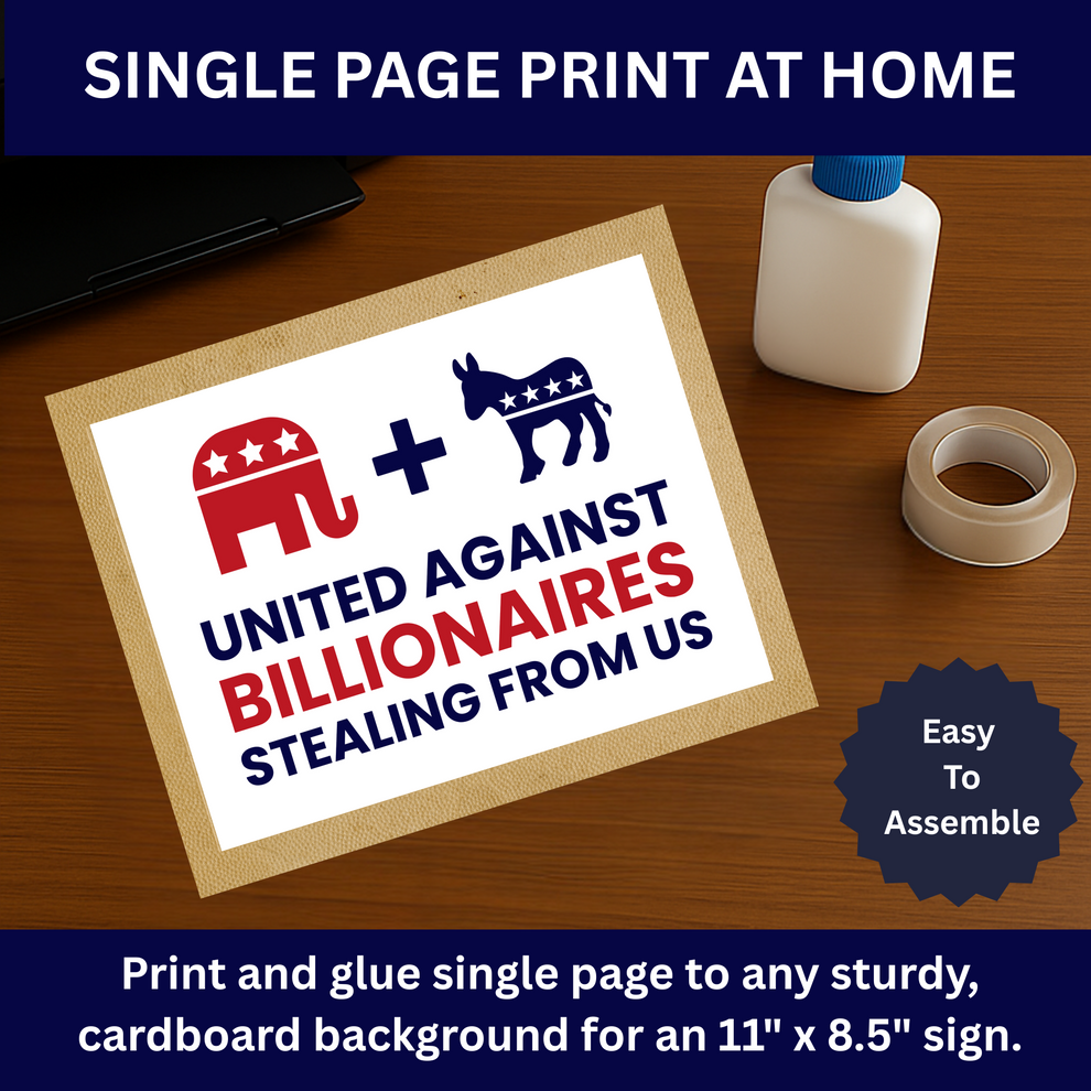 Print at Home Protest Signs, 2 Sizes, Printable, Digital Download ...