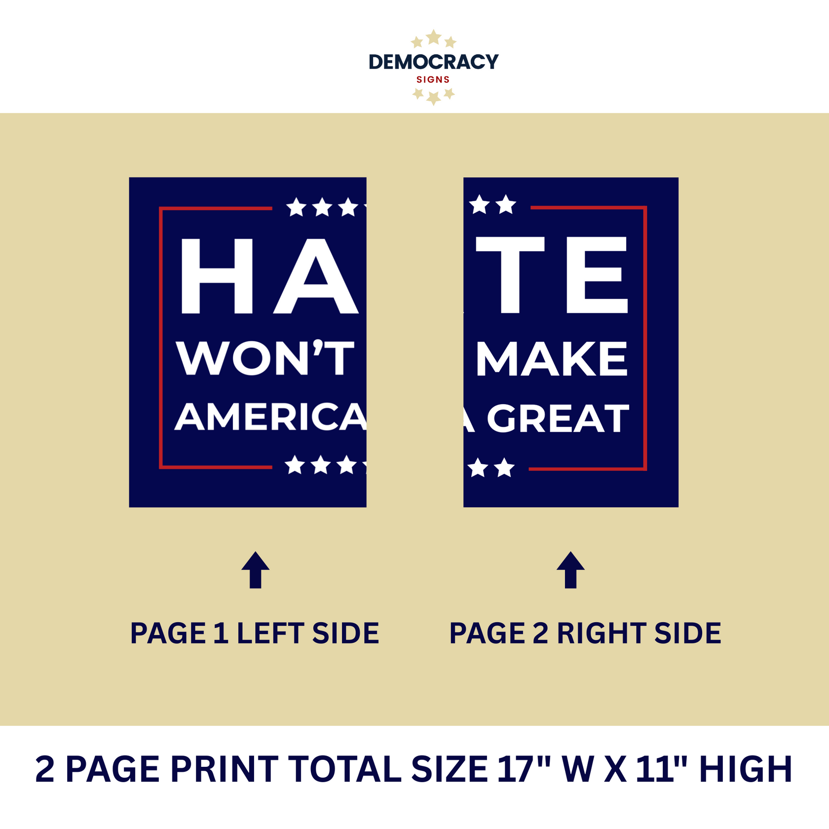 Printable Protest Sign, No Kings Protest Sign, Anti Trump Protest Sign ...