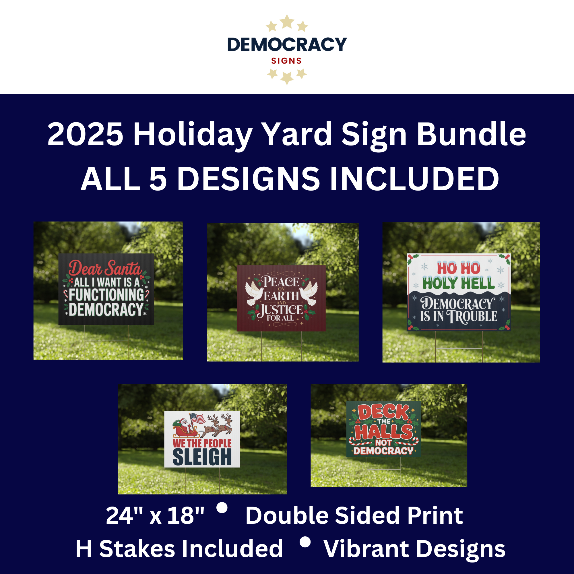 #1 Choice for Pro Democracy Political Yard Signs, Election Yard Signs ...