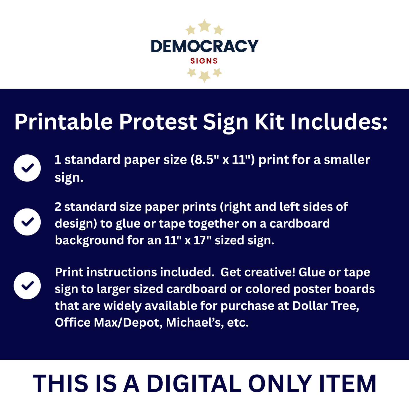 Trump Taco Protest Sign, Hands Off Protest Signs, Anti Trump Signs ...