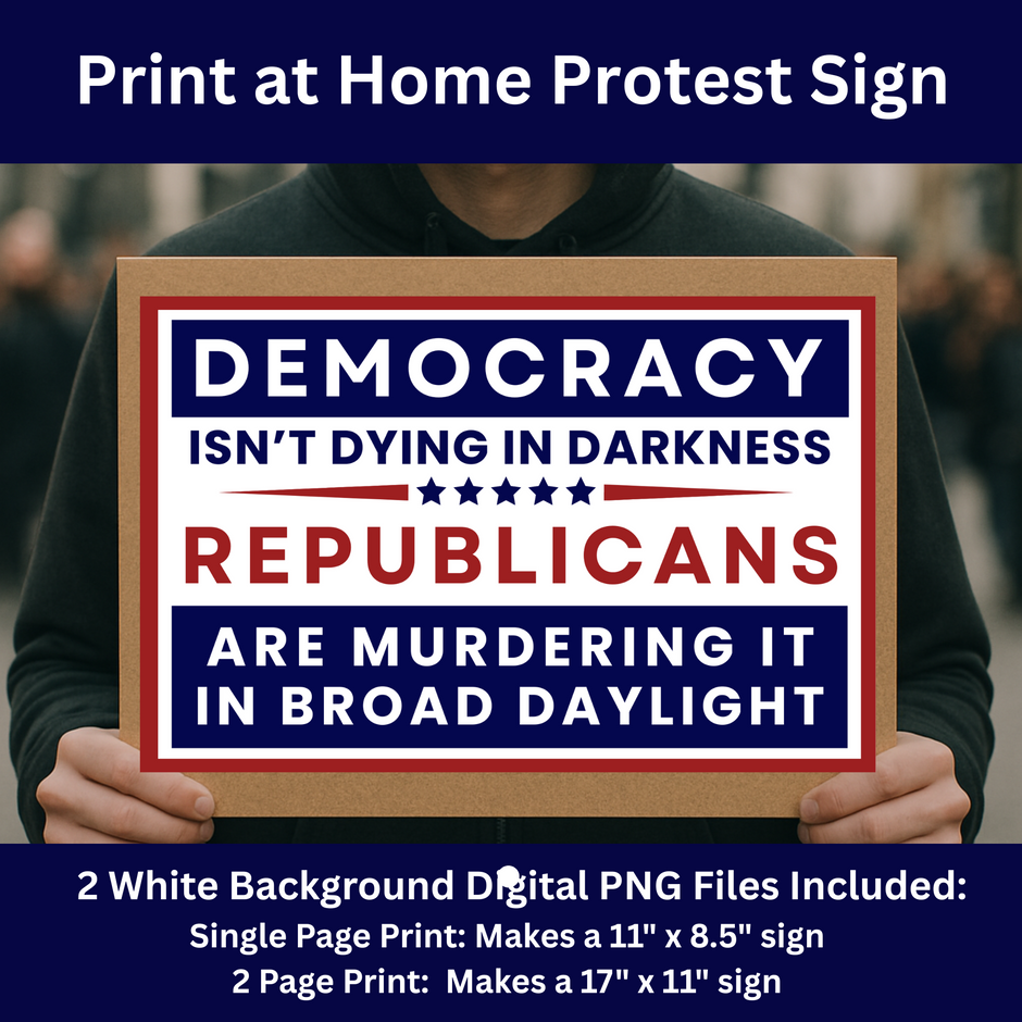 The Best Pro Democracy Political Signs, Election Signs and Merchandise ...