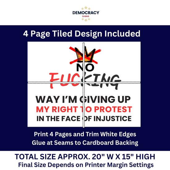 Free Protest Signs, Anti Trump Protest Signs, Printable Protest Signs ...